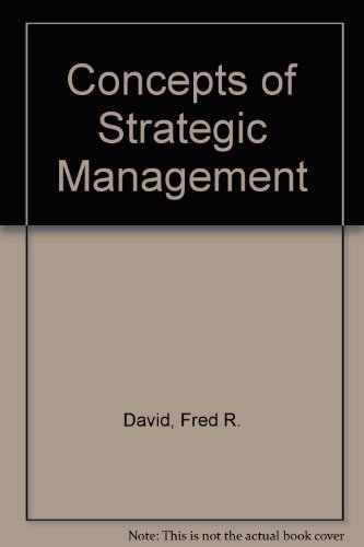 Amazon.com: Concepts of Strategic Management: 9780135654668: David ...