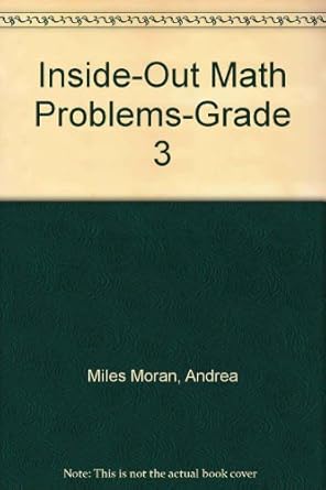 Amazon.com: Inside-Out Math Problems-Grade 3: 9781568224749: Miles ...