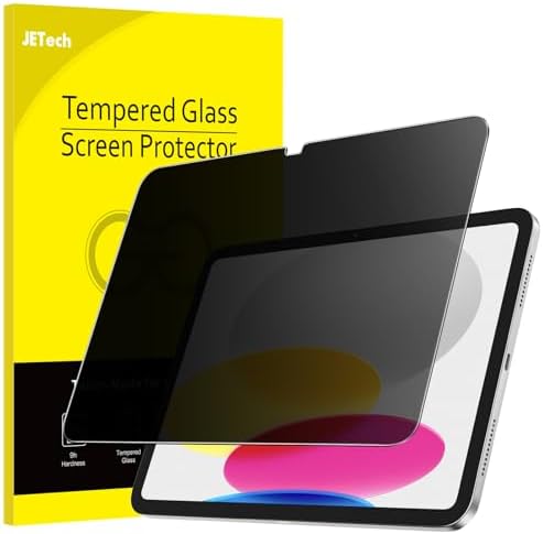 JETech Anti-Spy Tempered Glass for iPad (A16) 11th/10th Generation ...