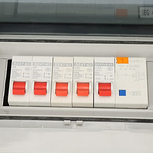 4 Way Consumer Unit Box Circuit Breaker Panel,Unit Fuse Board,63A 30mA ...