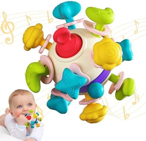 Amazon.com: Baby Sensory Montessori Toy - Infant Teething Relief ...