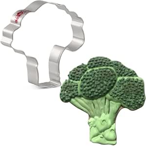 Buy LILIAO Broccoli Cookie Cutter, 3.8 inch, Stainless Steel, by J ...