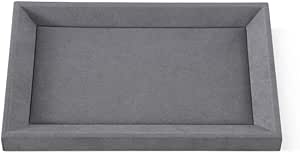 Amazon.com: Yinbeini Jewelry Felt Tray, Microfiber Premium Grey ...