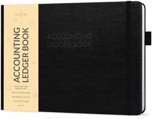 Amazon.com : Legend Accounting Ledger Book – Hardcover Bookkeeping Log ...