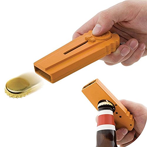 WOAIX Super Creative Flying Cap Beer Bottle Opener Cap Launcher With ...