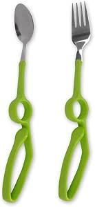 Amazon.com: Adaptive Eating Utensils Elderly Anti-Shake Easy Grip ...