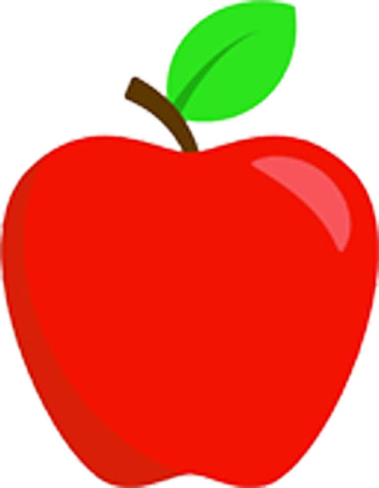 Cartoon Red Apple
