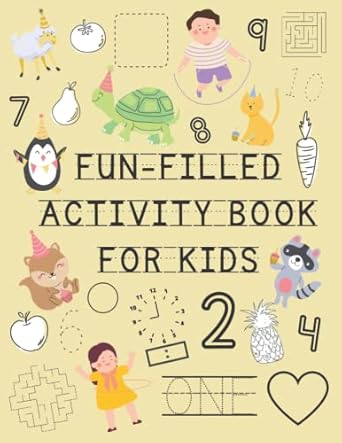 Fun Activity Book For 5-6 Year Olds: Mazes, Tracing, Letters and More ...