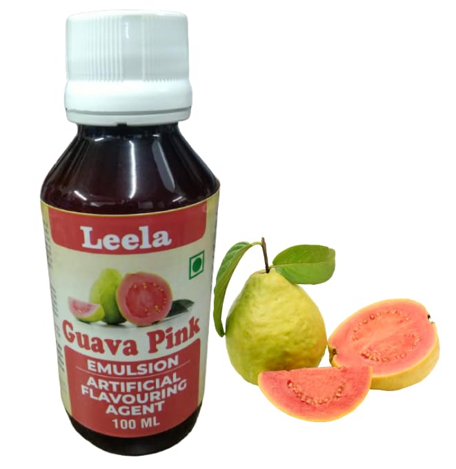 Leela Guava Pink Artificial Food Flavours & Colours Pink Guava Emulsion ...