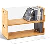 Amazon.com: CroBlissful 2 Set Wooden Cd Storage Box Display Holder ...