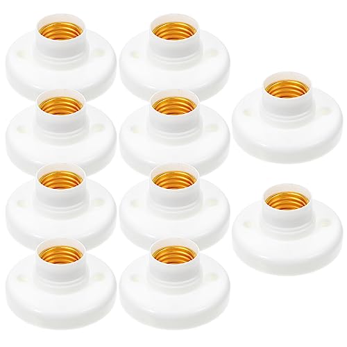 Plug Adapter Ceiling Light Sockets 10pcs Chandelier Lighting Fixture ...