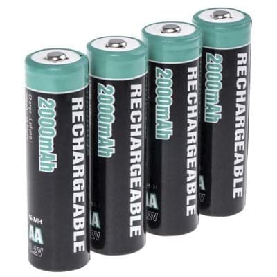 Amazon.com: 5046067, AA Battery NiMH 1.2V 2Ah Rechargeable Standard ...