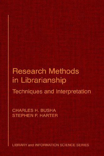 Amazon.com: Research Methods in Librarianship: Techniques and ...