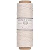 Amazon.com: Hemptique 100% Natural Hemp Cord Single Spool - 205ft ~ 62 ...