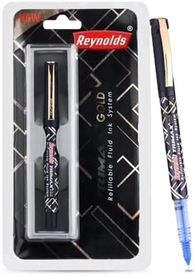 Reynolds TRIMAX RollerBall Pen SET - 1 PEN BLUE | ROLLER BALL PEN FOR ...