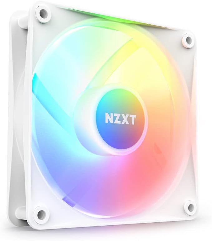 NZXT F120 RGB Core - 120mm Hub Mounted RGB Fan - 8 Individually ...