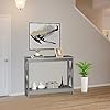 Amazon.com: SUPER DEAL Console Table 39.3”, 2-Tier Narrow Sofa Side ...