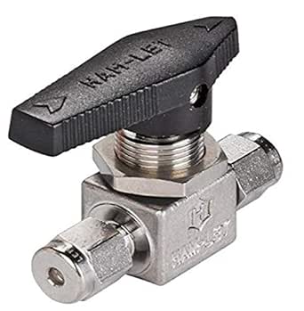 Hamlet 3200520 H800 Series 316 Stainless Steel Ball Valve, Inline ...