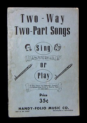 TWO-WAY TWO-PART SONGS: Handy-Folio Music: Amazon.com: Books
