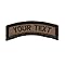 Amazon.com: Custom Text Tab Patch W/Hook Fastener Patch (Navy Blue ...