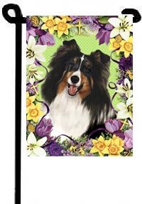 Amazon.com : Sheltie Easter Garden Flag : Outdoor Flags : Patio, Lawn ...