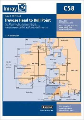 Amazon | Imray Chart C58: Trevose Head to Bull Point (C Charts) | Imray ...