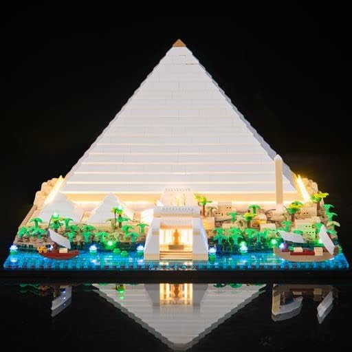 Brick Loot Deluxe LED Lighting Light KIT for Your Lego Great Pyramid of ...