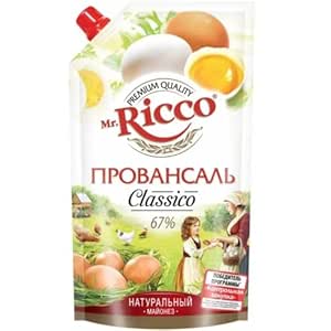 Amazon.com : Mr.Ricco Provencal Classic Mayonnaise 67% Fat Premium ...