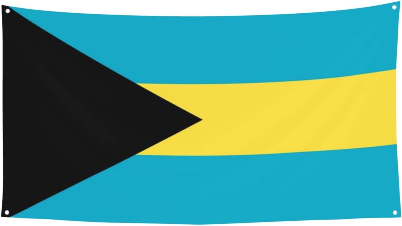 Amazon.com : Flag Of Bahamas Party Banner Sign Banner For Outdoor ...
