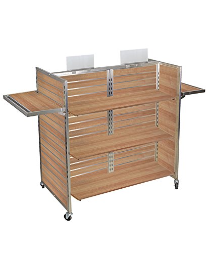 Amazon.com: AMKO SM5 Gondola Slat Wall Merchandiser 3 Panel, Satin ...