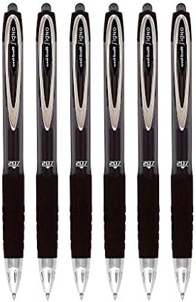 UNI-BALL Click Gel XSGR7 0.7mm Retractable Gel Pen | Black Ink, Pack of ...