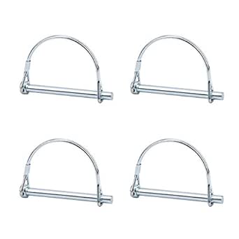 INCREWAY 4pcs Wire Lock Pin, 1/4 Inch Heavy Duty Safety Coupler Pin ...