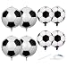 Amazon.com: 8 Pcs Soccer Balloons Soccer Party Decorations 22 Inch Foil ...