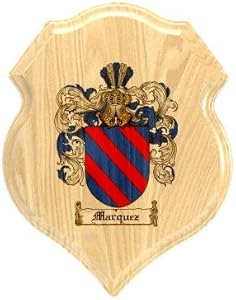 Amazon.com: Marquez Coat of Arms Plaque / Family Crest Plaque : Home ...