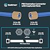 Eastman 48316 Flexible PEX Ice Maker Water Connector with Brass Nuts, 8 ...