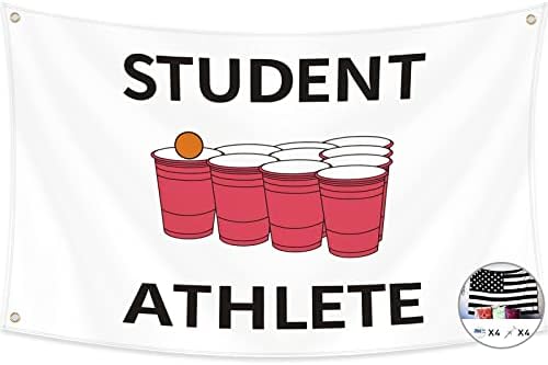 Amazon.com : Seekamit Study Hard Party Harder Flag Pink Funny College ...