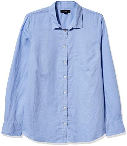 J Crew Perfect Linen Shirt J Crew: Perfect Shirt In Linen, Metallic