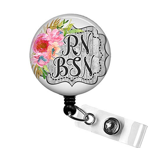 Amazon.com: RN BSN Nurse BADGE Reel, Nurse Thank You Gift, RN BSN ID ...
