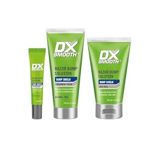 Amazon.com: DX Smooth Bump Shield Combo Set for Men | Razor Bumps ...