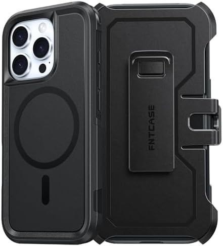 Amazon.com: FNTCASE for iPhone 16 Pro Case: Magnetic Dual Layer ...