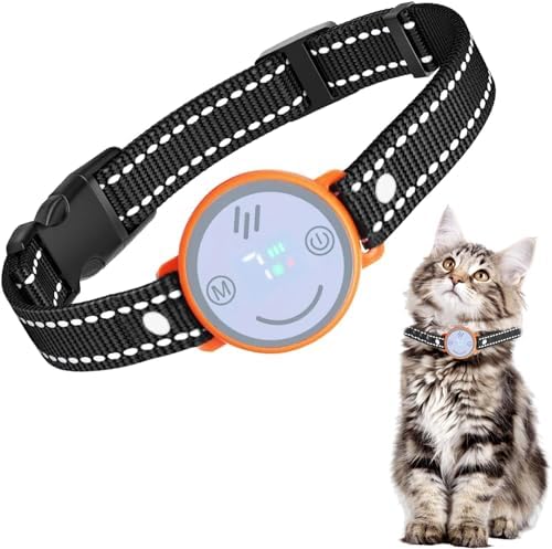 Amazon.com: Cat Shock Collar, Cat Meowing Stop, Smallest & Lightest Cat ...