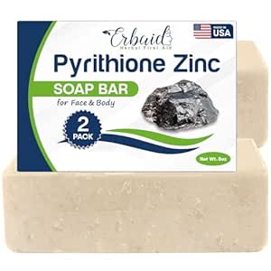 Amazon.com : Zinc Soap Bar with Zinc Pyrithione | Gentle All-Natural ...