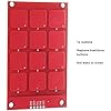 Amazon.com: MPR121 3.3V Capacitive Touch Keypad Sensor Keyboard 12 Buttons High Sensitive I2C ...