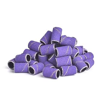 Amazon.com: KADS Sanding Bands Nail Drill Bits 50Pcs 8 Colors Efile ...