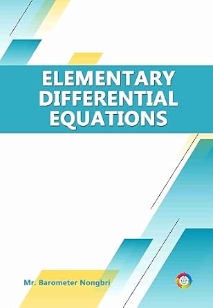 Buy Elementary Differential Equations Book Online at Low Prices in ...