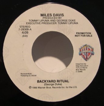 Miles Davis - Backyard Ritual/Backyard Ritual 7" Single - Amazon.com Music