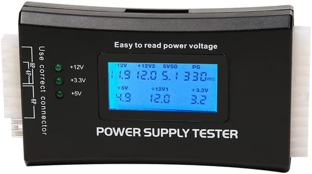 Amazon.com: Computer PC Power Supply Tester ATX Power Supply Testing ...