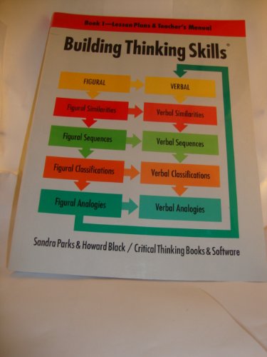 Building Thinking Skills Book 1 Lesson Plans & Teacher's Manual: Sandra ...