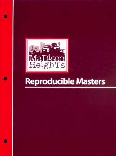 Amazon.com: Madison Heights Reproducible Masters: 9781583701584: Joan ...