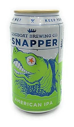 Amazon.com: LOGBOAT BREWING CO Snapper BIP Single Can : Grocery ...